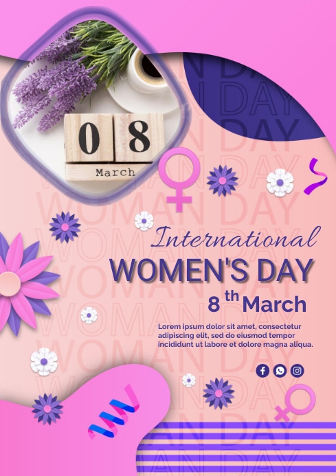 INTERNATIONAL WOMEN'S DAY TEMPLATE | PosterMyWall