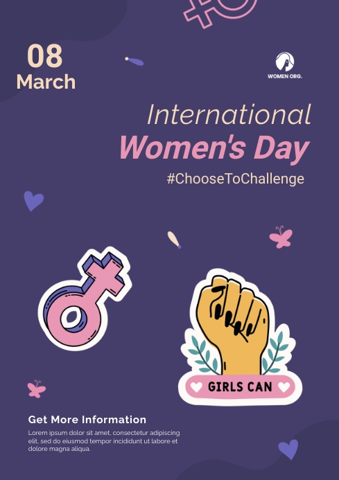INTERNATIONAL WOMEN'S DAY TEMPLATE | PosterMyWall