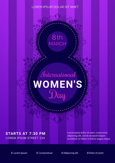 De La Plantilla Del Día Internacional de La Mujer | PosterMyWall