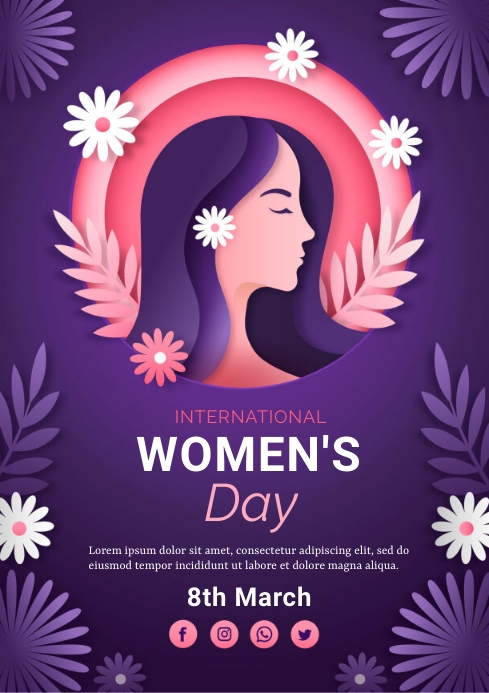 Copy of INTERNATIONAL WOMEN'S DAY TEMPLATE | PosterMyWall