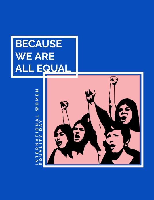international women's equality day flyer temp Template | PosterMyWall