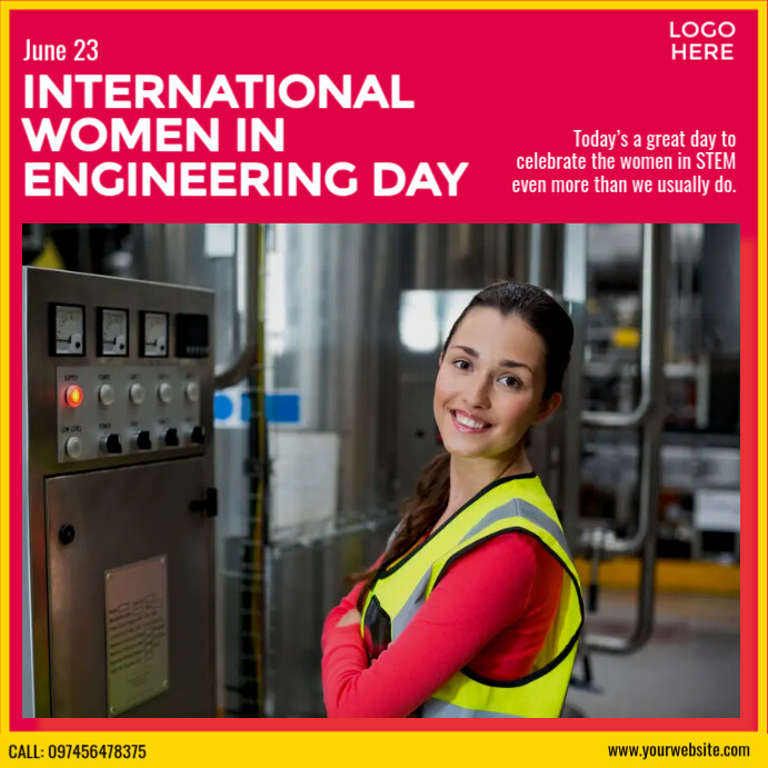 Copia de International Women in Engineering Day | PosterMyWall