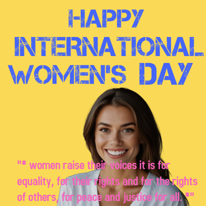 International Women Instagram Post Template | PosterMyWall