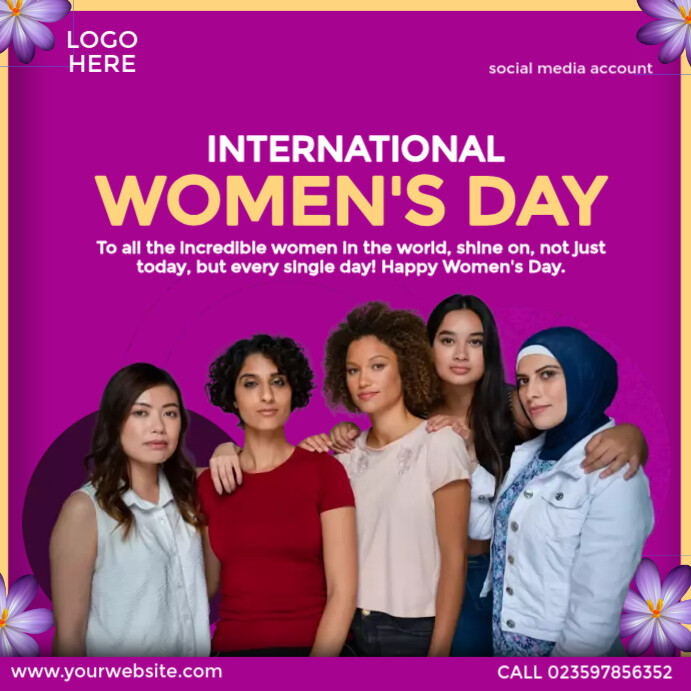 international women’s day template | PosterMyWall