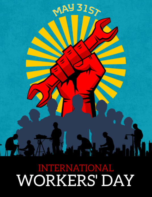 Copy of International Workers' Day Design Template | PosterMyWall