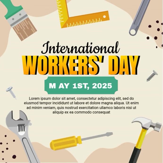 International Workers' Day Template | PosterMyWall