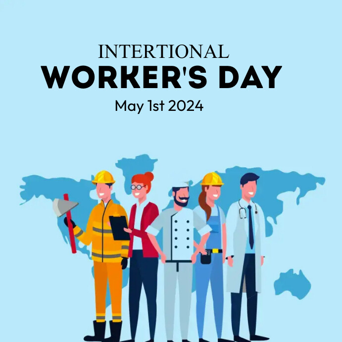 International workers day template | PosterMyWall