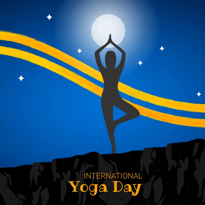 International Yoga Day Posters Template | PosterMyWall