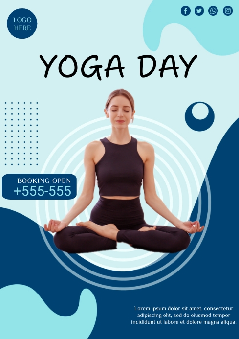 INTERNATIONAL YOGA DAY TEMPLATE | PosterMyWall