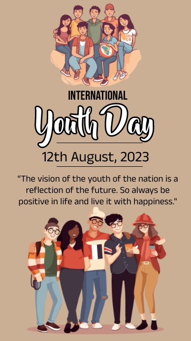 international youth day,world youth day Template | PosterMyWall