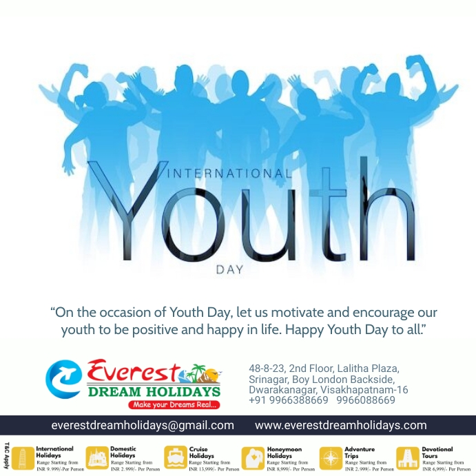 Copy of INTERNATIONAL YOUTH DAY | PosterMyWall