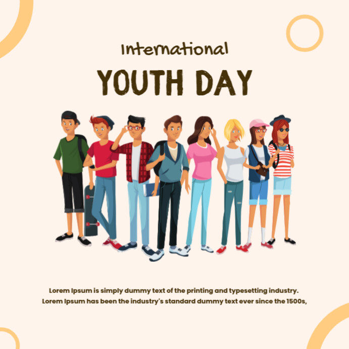 international youth day template | PosterMyWall