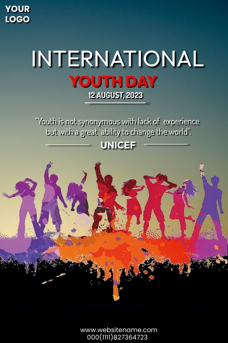 Copy of International youth day templete | PosterMyWall