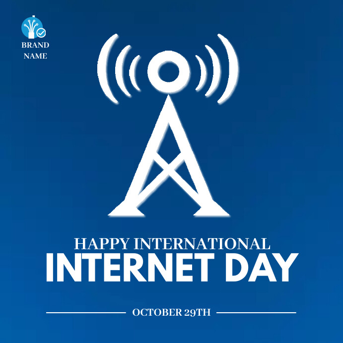 INTERNET DAY Template | PosterMyWall