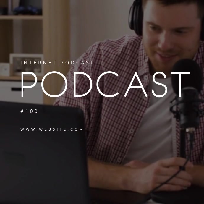 Internet Podcast Tempalte Template | PosterMyWall