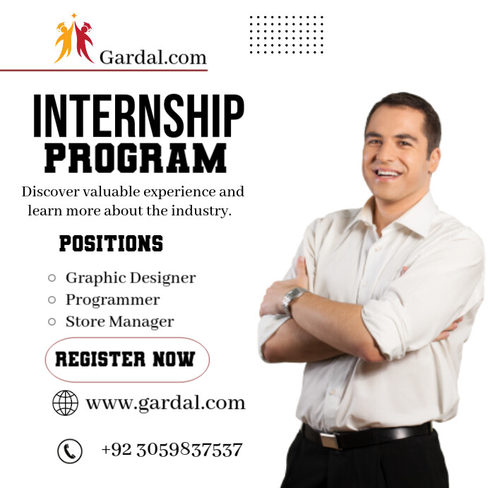 Internship card Template | PosterMyWall
