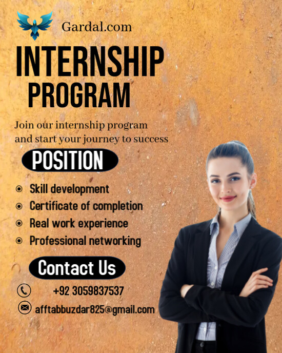Copy of Internship program | PosterMyWall