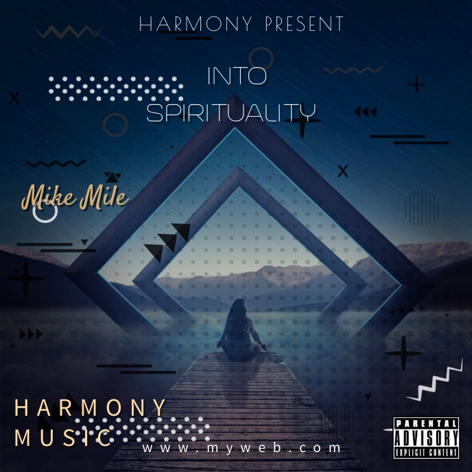 Into spirituality Album Cover Template | PosterMyWall