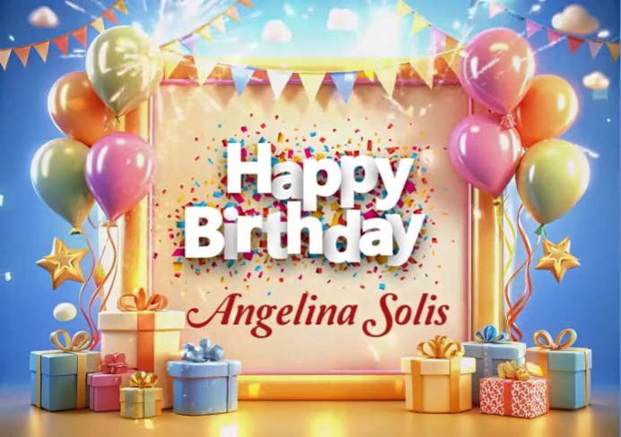 intro happy birthday greeting wishes Template | PosterMyWall