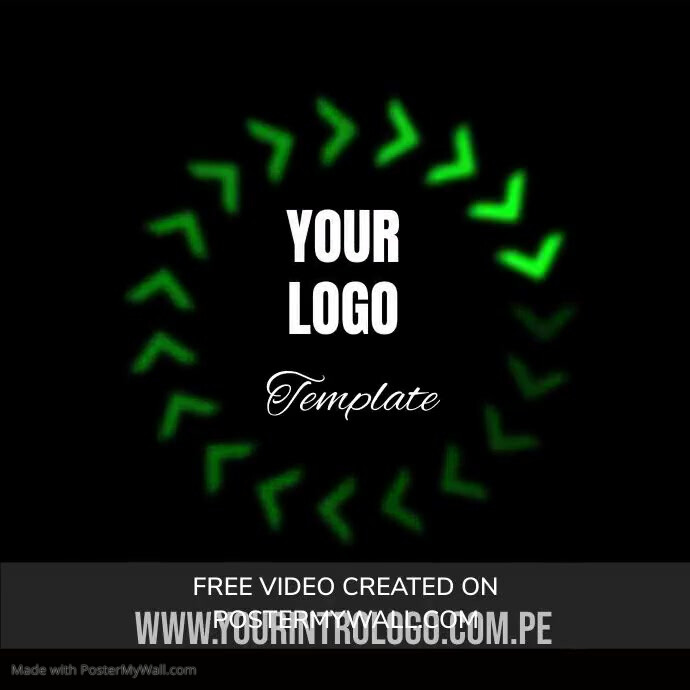 INTRO LOGO ANIMATED VIDEO Template | PosterMyWall