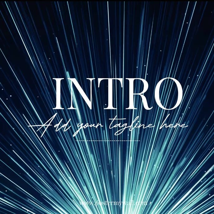 intro video Template | PosterMyWall