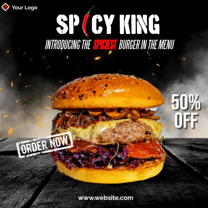 God Burgerplakat Burger King Post Design Idea By @thedigitaldebuggs