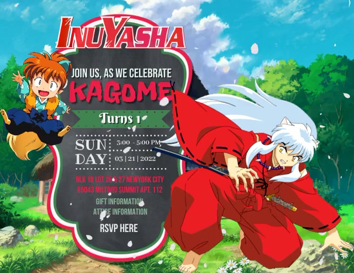 Copy of Inuyasha | PosterMyWall