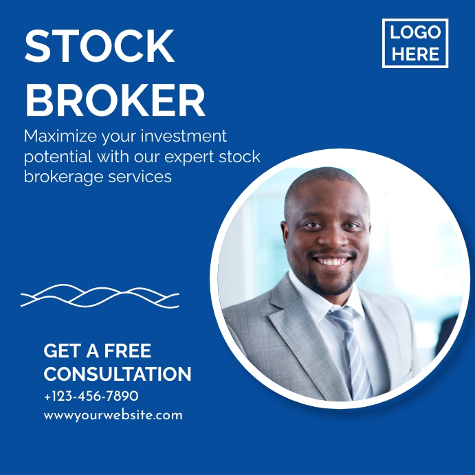 Invest in with Our Brokerage Services Template | PosterMyWall