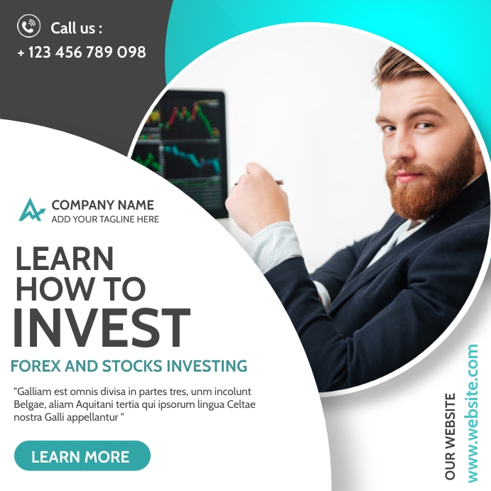 investing classes advertising template design | PosterMyWall