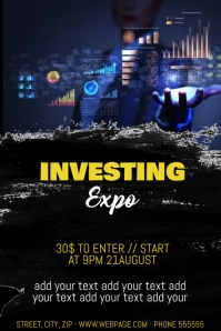 investing expo flyer template | PosterMyWall