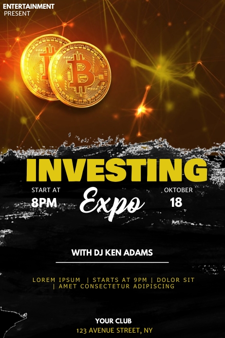 Investing money flyer template | PosterMyWall