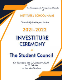 Investiture ceremony Template | PosterMyWall