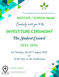 Investiture ceremony Template | PosterMyWall