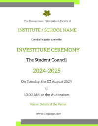 8.34K+ Free Templates for 'Investiture ceremony' | PosterMyWall