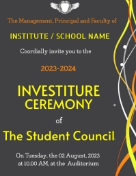 Investiture Ceremony Template | PosterMyWall