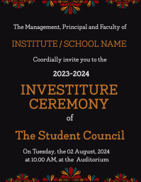 Investiture Ceremony Template | PosterMyWall