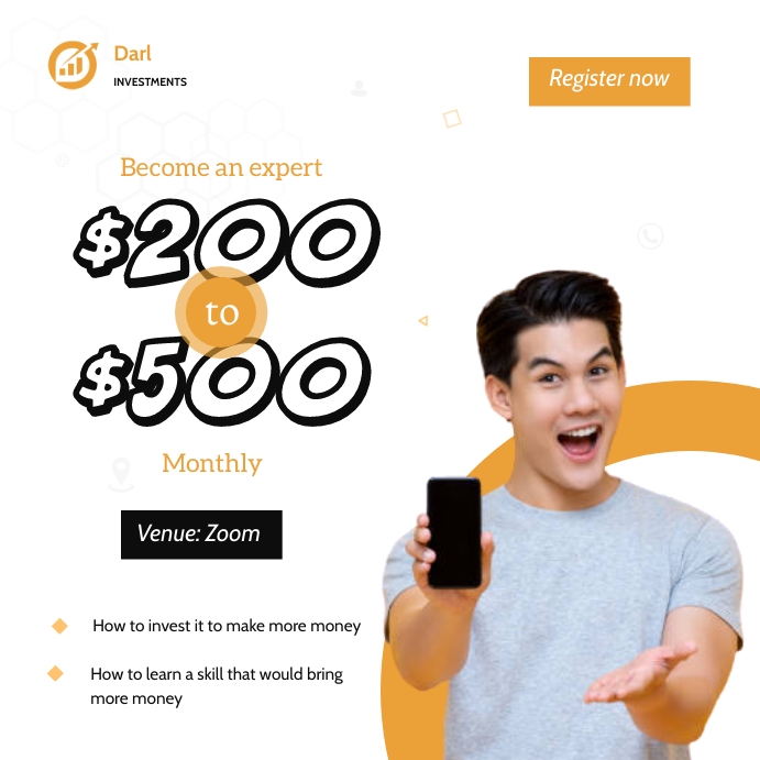 Investment event flyer Template | PosterMyWall