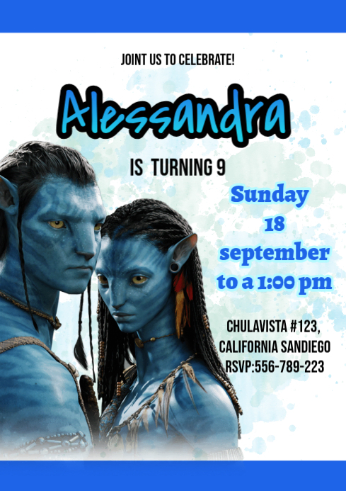 invitacion avatar Template | PosterMyWall