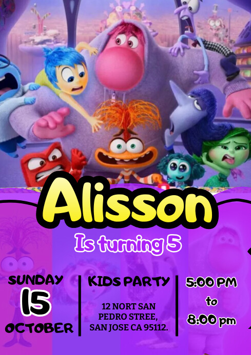 Invitacion intensamente Template | PosterMyWall