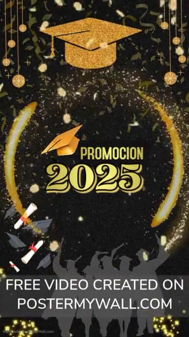 Plantilla de invitacion virtual de promocion 2025 | PosterMyWall