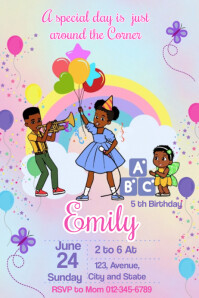 Gracie's Corner Birthday Invitation Template | PosterMyWall