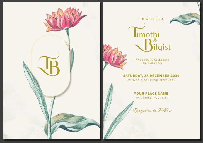 Copy of Invitation Card Design Ads | PosterMyWall