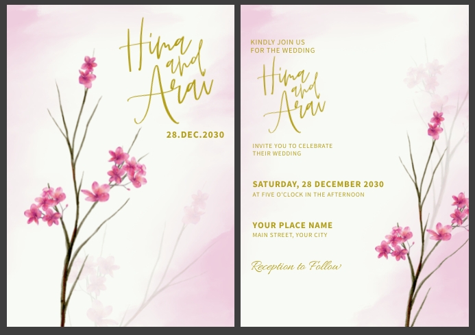 Copy of Invitation Card Design | PosterMyWall