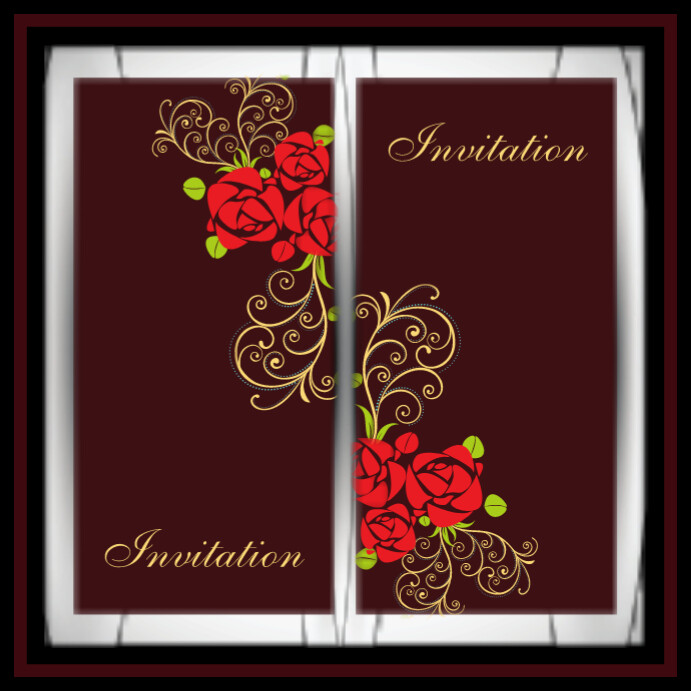 Invitation card design Template | PosterMyWall