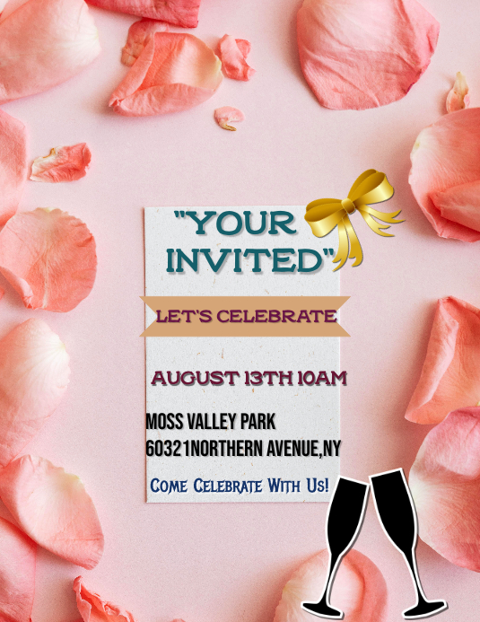 Invitation flyer Template | PosterMyWall