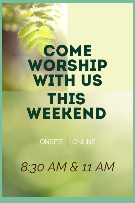 Invitation Poster Template | PosterMyWall