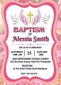 BAPTISM INVITATION Template | PosterMyWall
