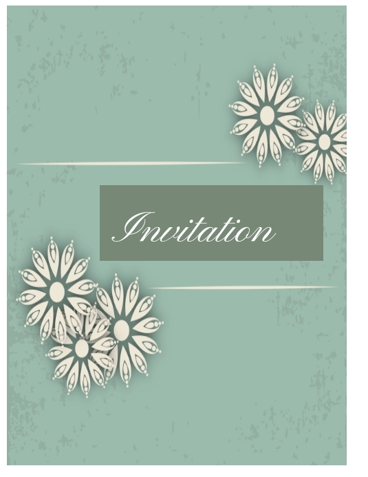 Invitations Card flyers Template | PosterMyWall