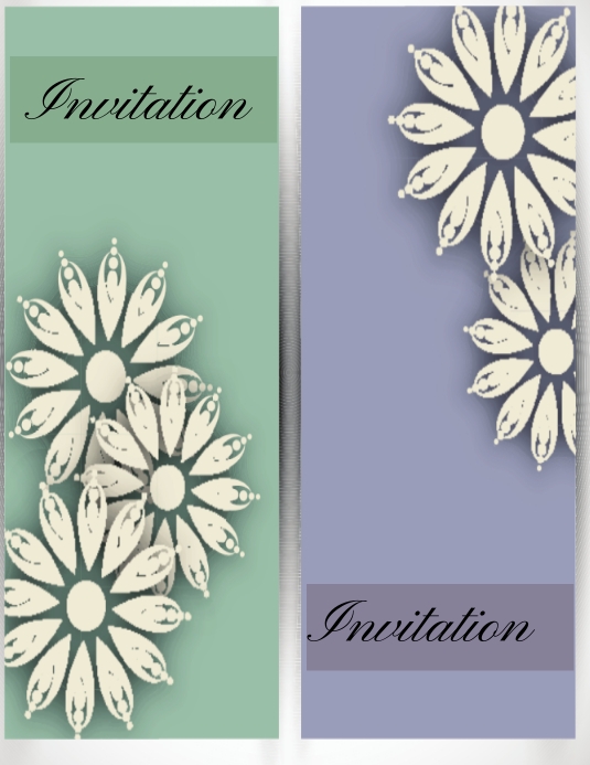 Invitations Card flyers Template | PosterMyWall