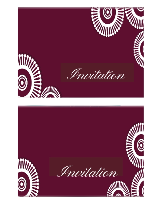 Invitations Card flyers Template | PosterMyWall